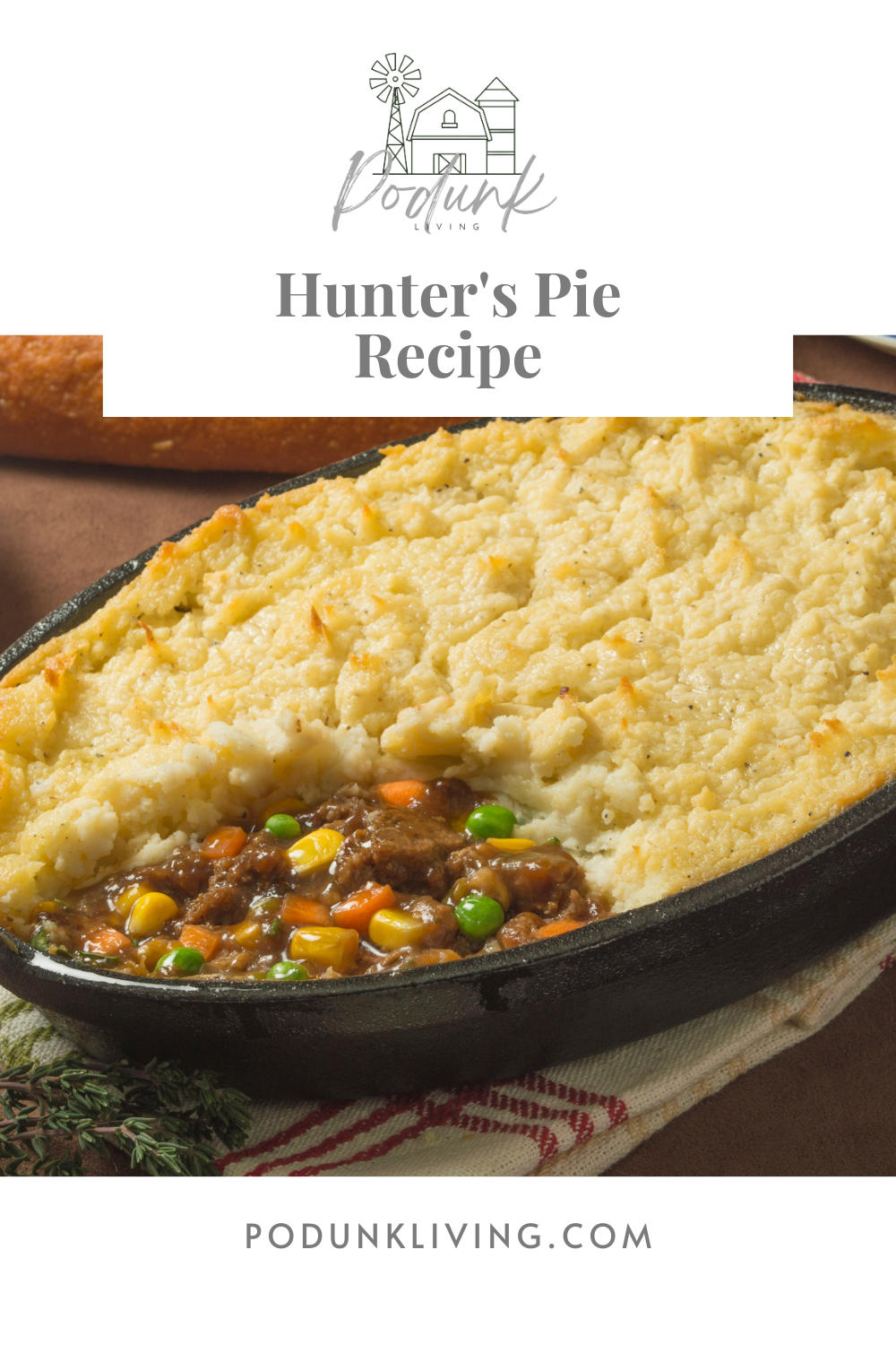 Best Hunter’s Pie (Venison Shepherd’s Pie) - Podunk Living