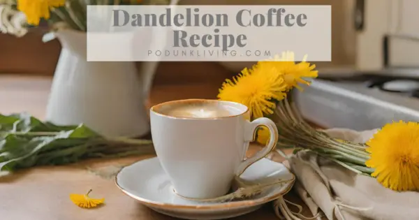 Dandelion Root Coffee: Your Podunk Brew for a Healthier You - Podunk Living