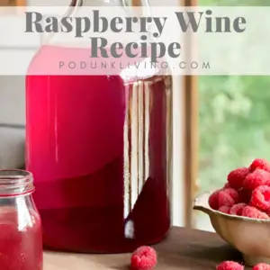 Raspberry Wine - Podunk Living