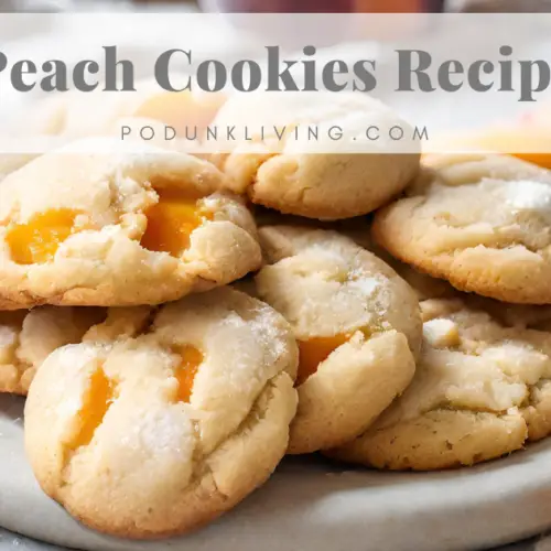 Peach Cookies - Podunk Living